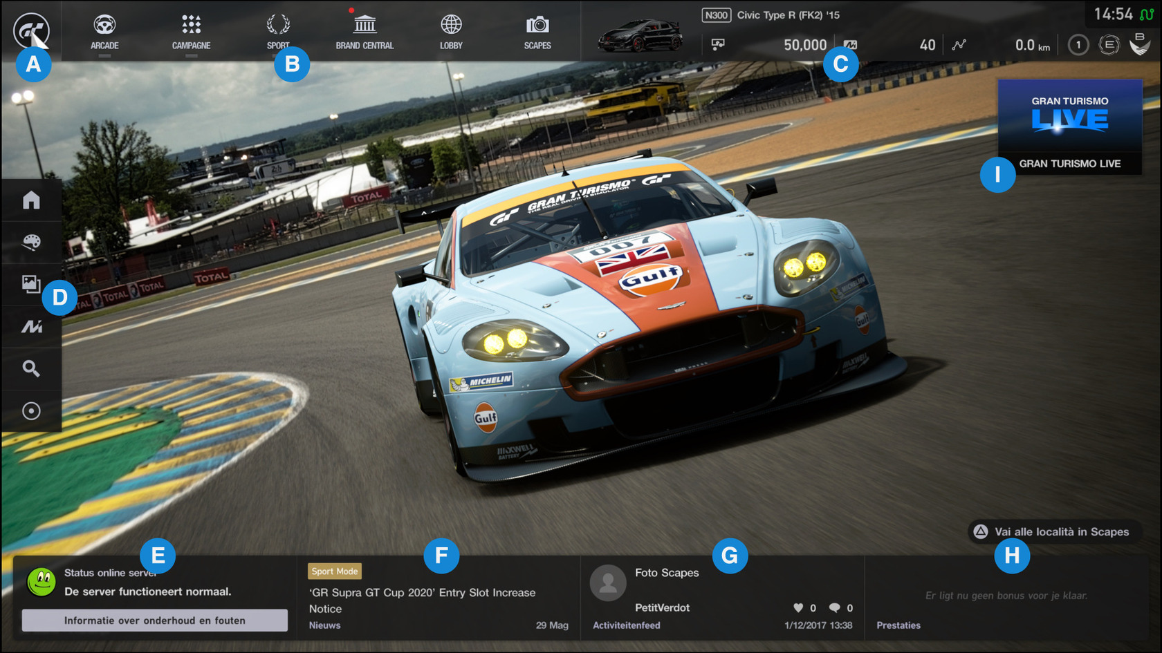 ONLINE HANDLEIDING - GRAN TURISMO SPORT