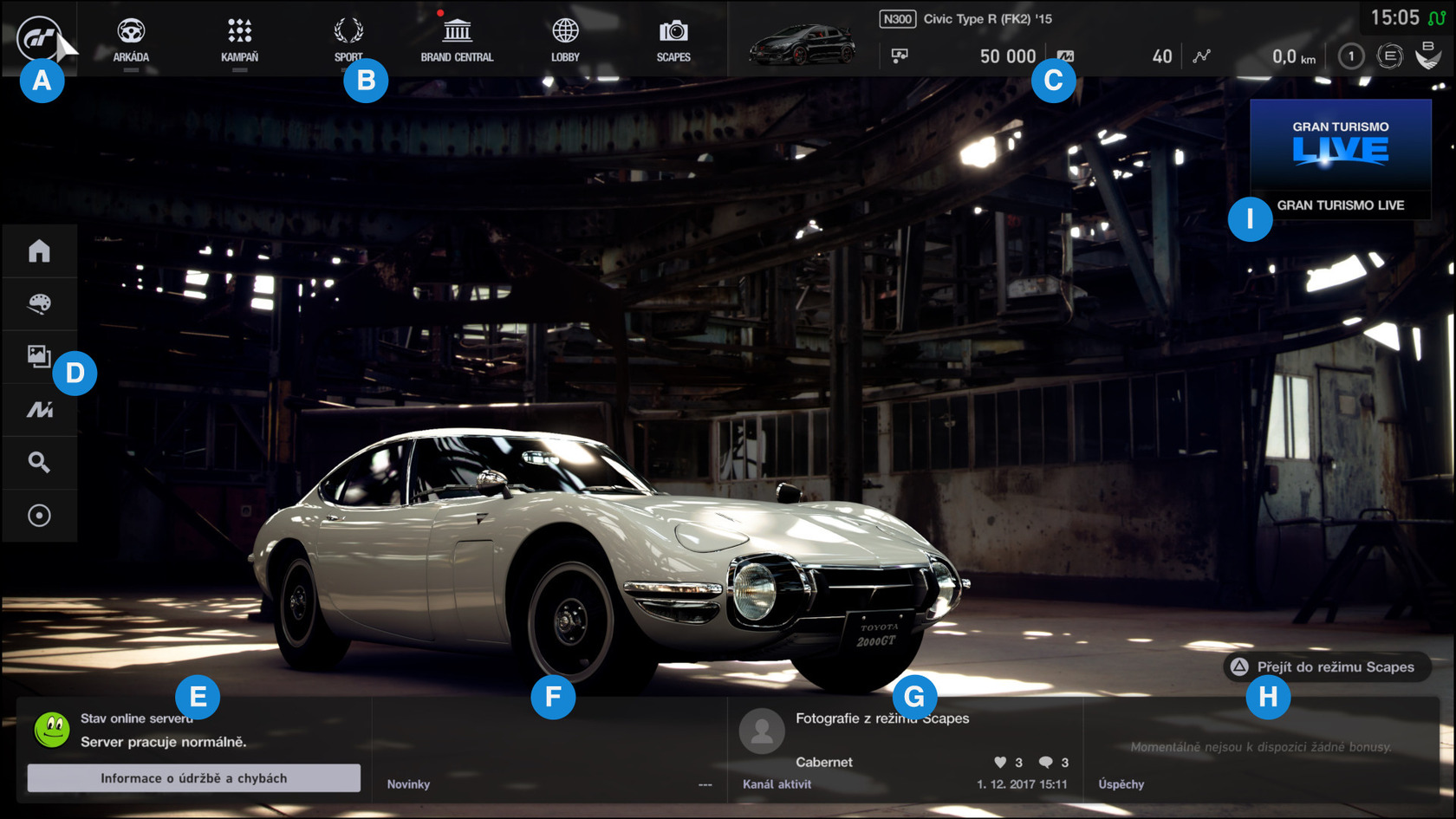 ONLINE MANUÁL - GRAN TURISMO SPORT