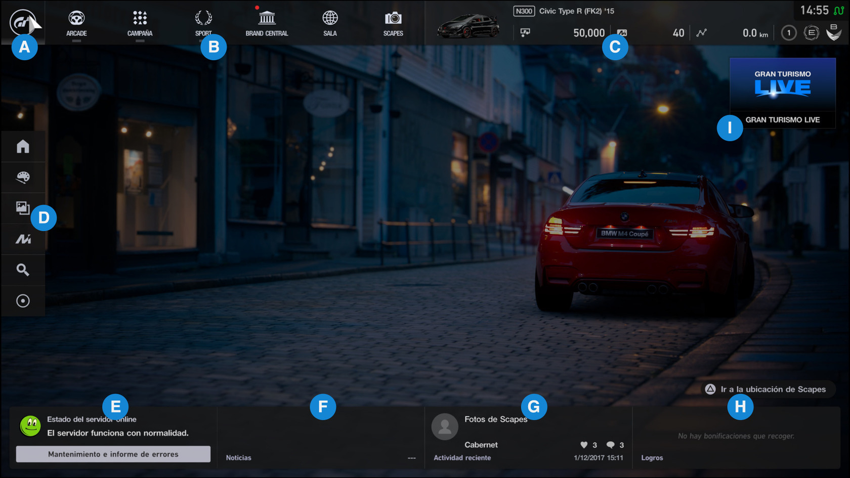 MANUAL ONLINE - GRAN TURISMO SPORT